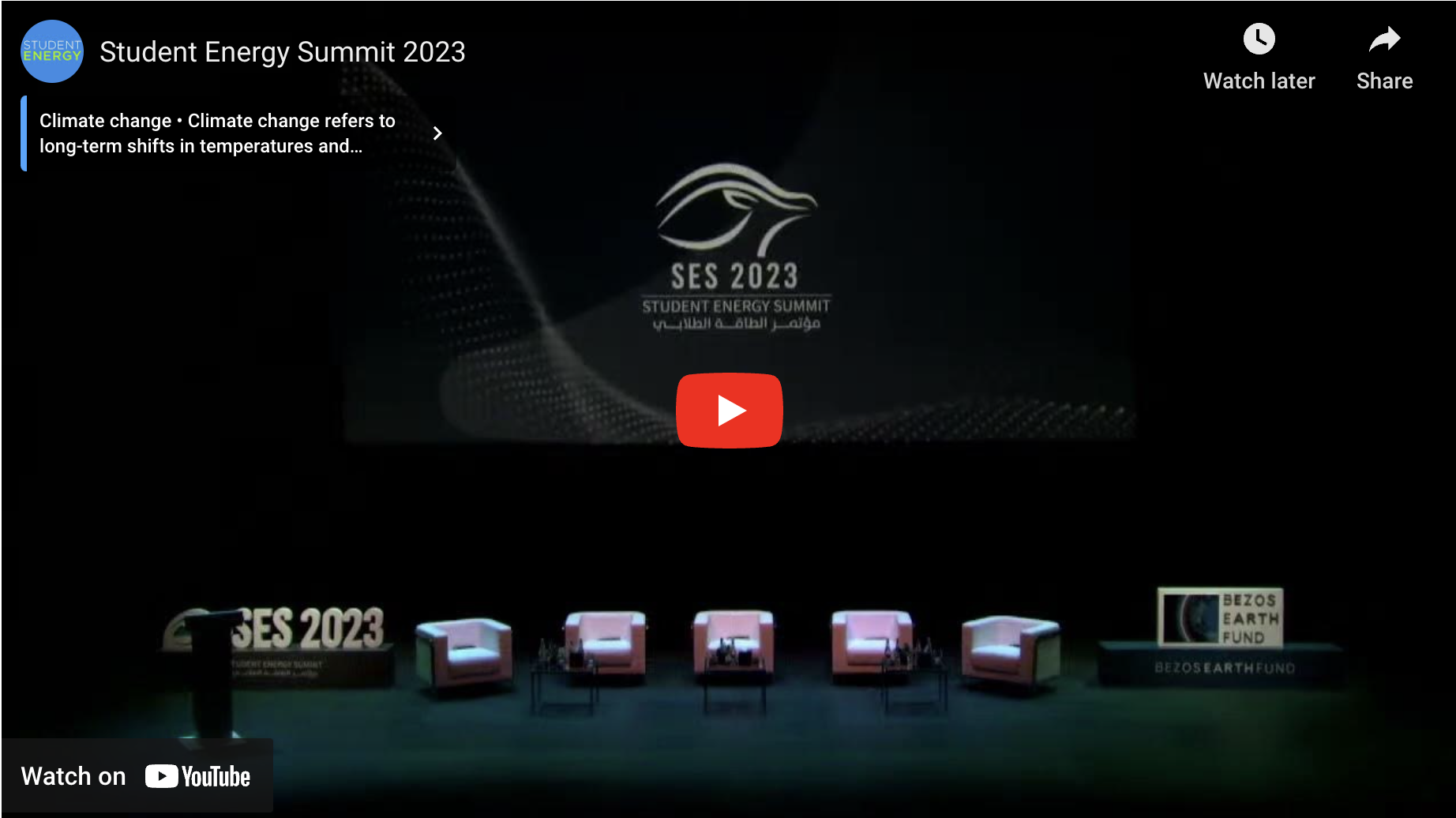 SES – Student Energy Summit